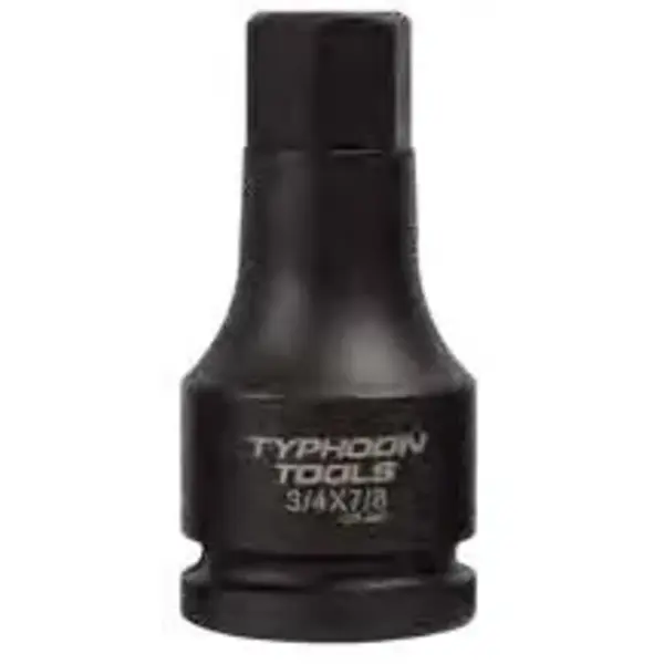 TYPHOON TOOLS - 3/4" Drive Inhex Impact Socket Metric