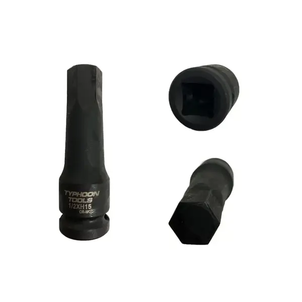 TYPHOON TOOLS - 1/2" Drive Inhex Impact Socket Metric