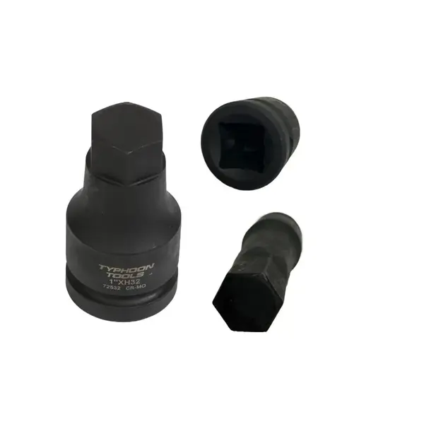 TYPHOON TOOLS - 1" Drive Inhex Impact Socket Metric